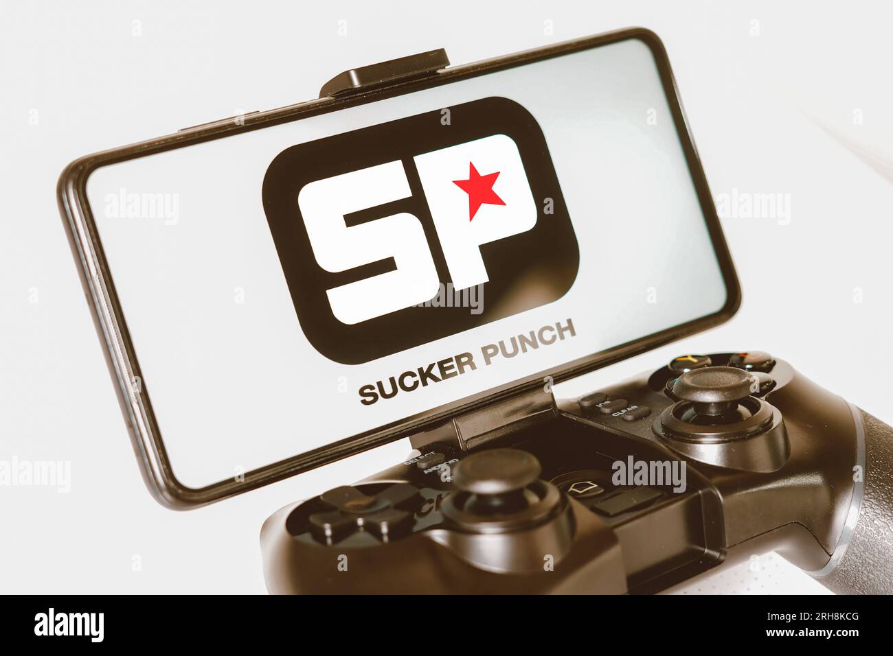 Brazil. 14th Aug, 2023. In this photo illustration, the Sucker Punch ...