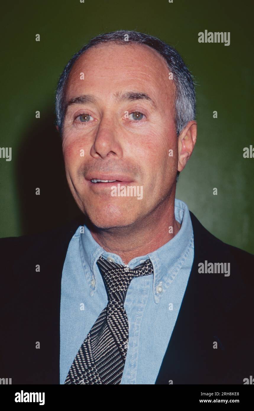 David Geffen attends the opening night of "Rent" at the Nederlander ...