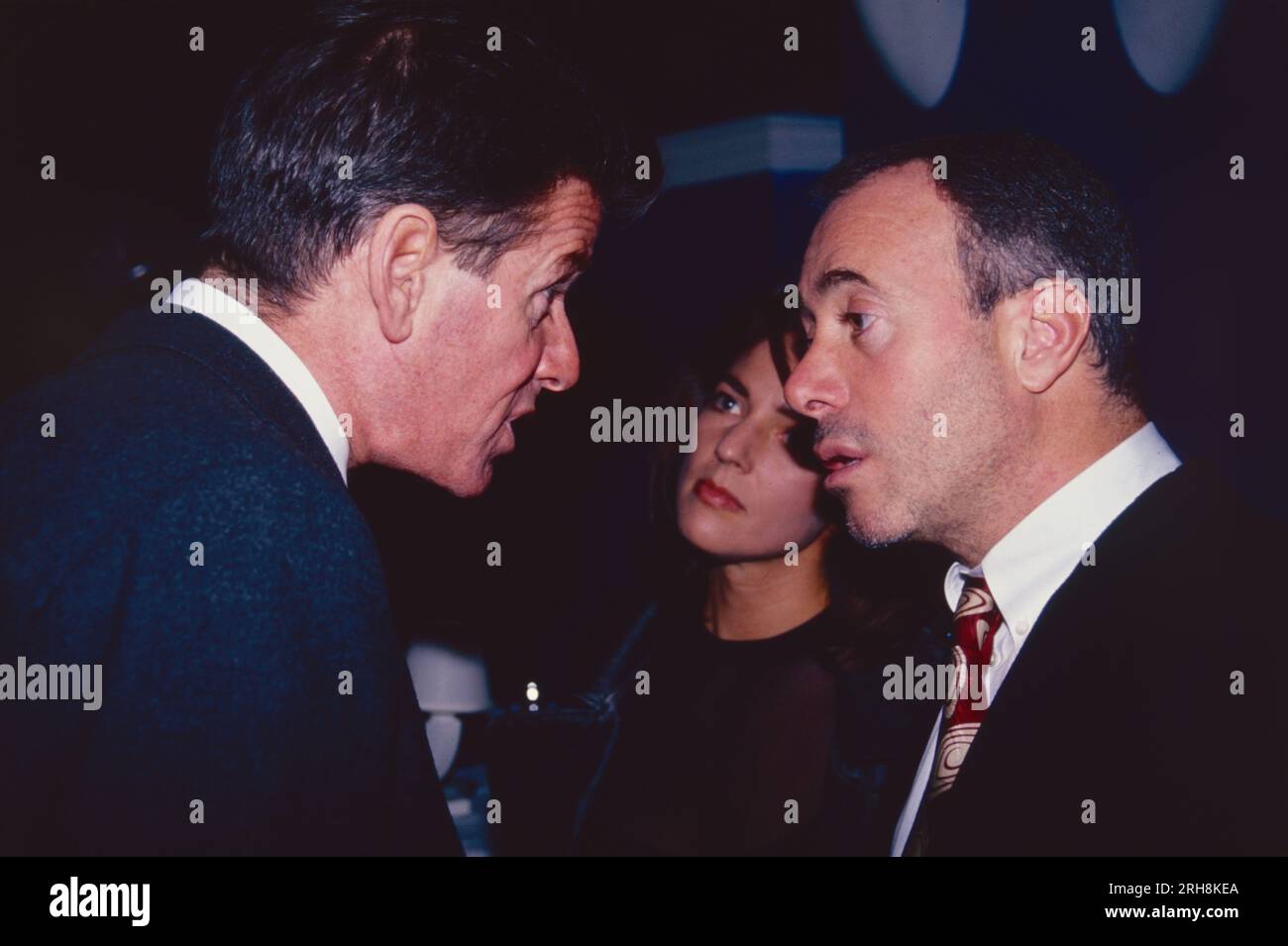Calvin Klein, Kelly Klein, aka Kelly Rector and David Geffen attend the ...