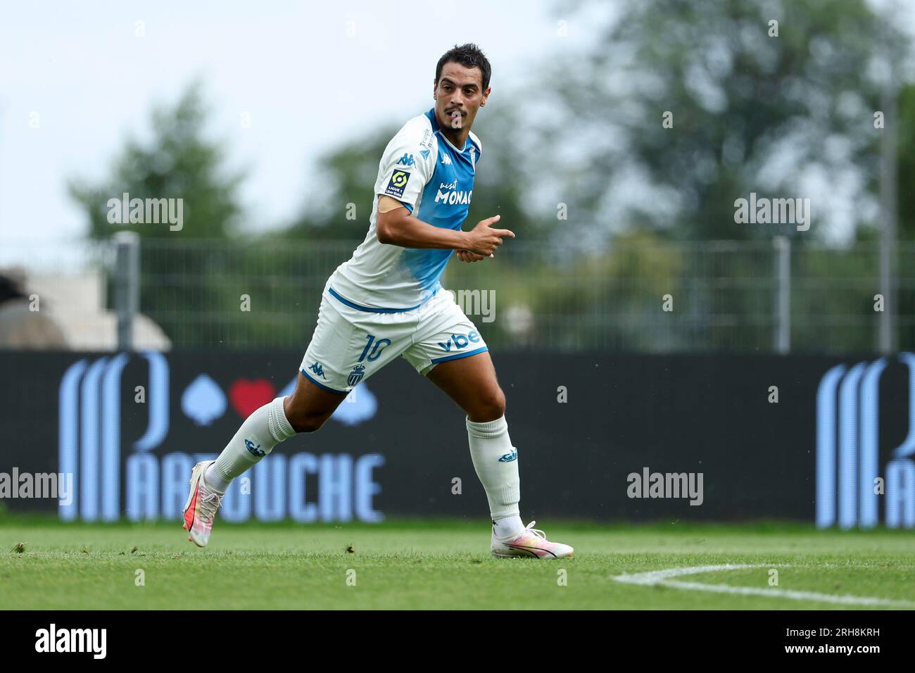 Clermont Ferrand, France. 14th Aug, 2023. Wissam Ben Yedder of Monaco ...