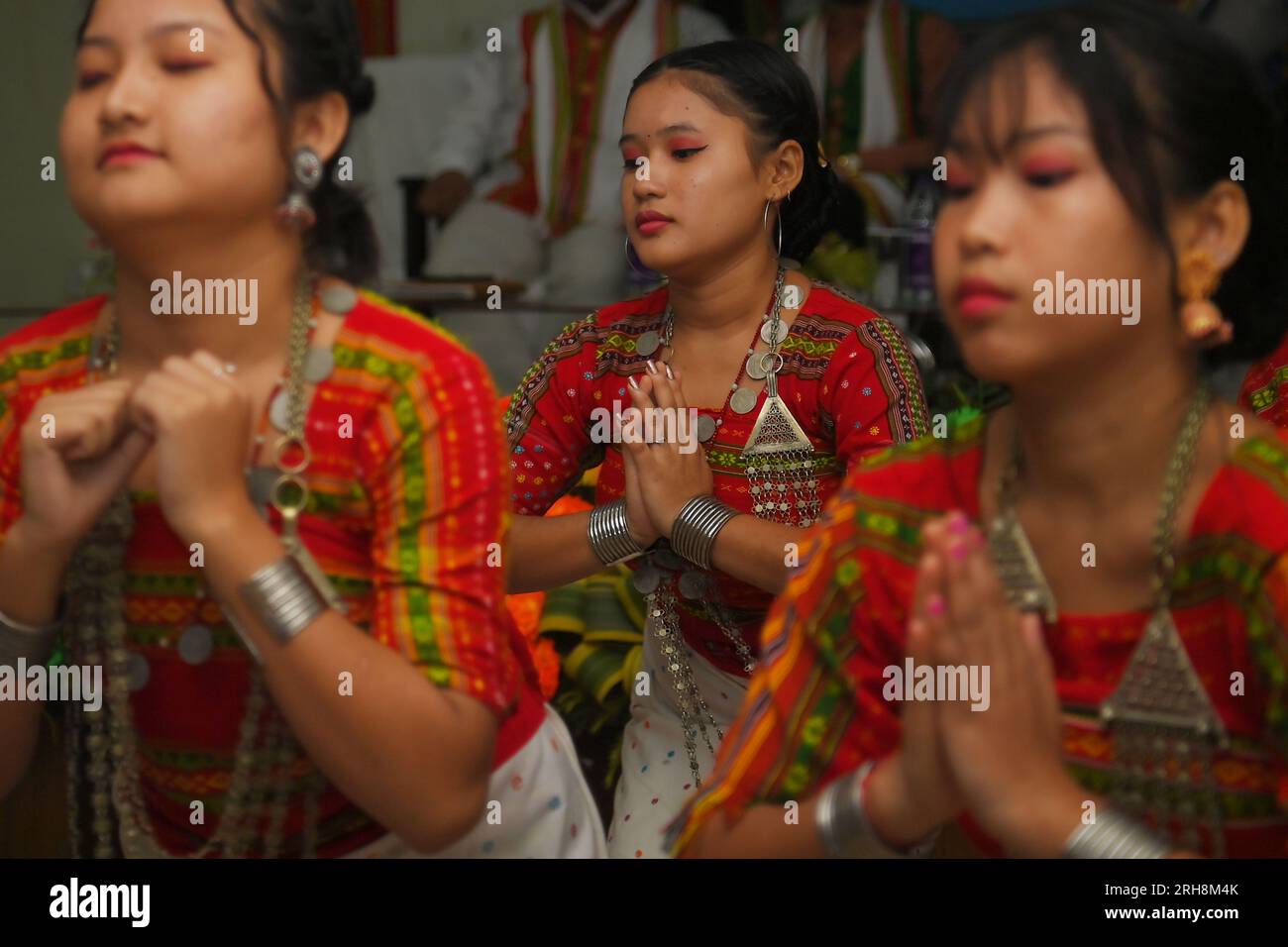 Indigenous girls perform traditional dances on the occasion of World ...