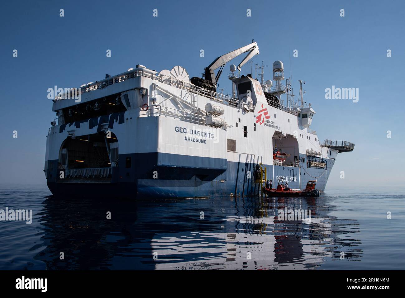 Mediterranean Sea, Italy. 14th Aug, 2023. Geo Barents of Doctors ...