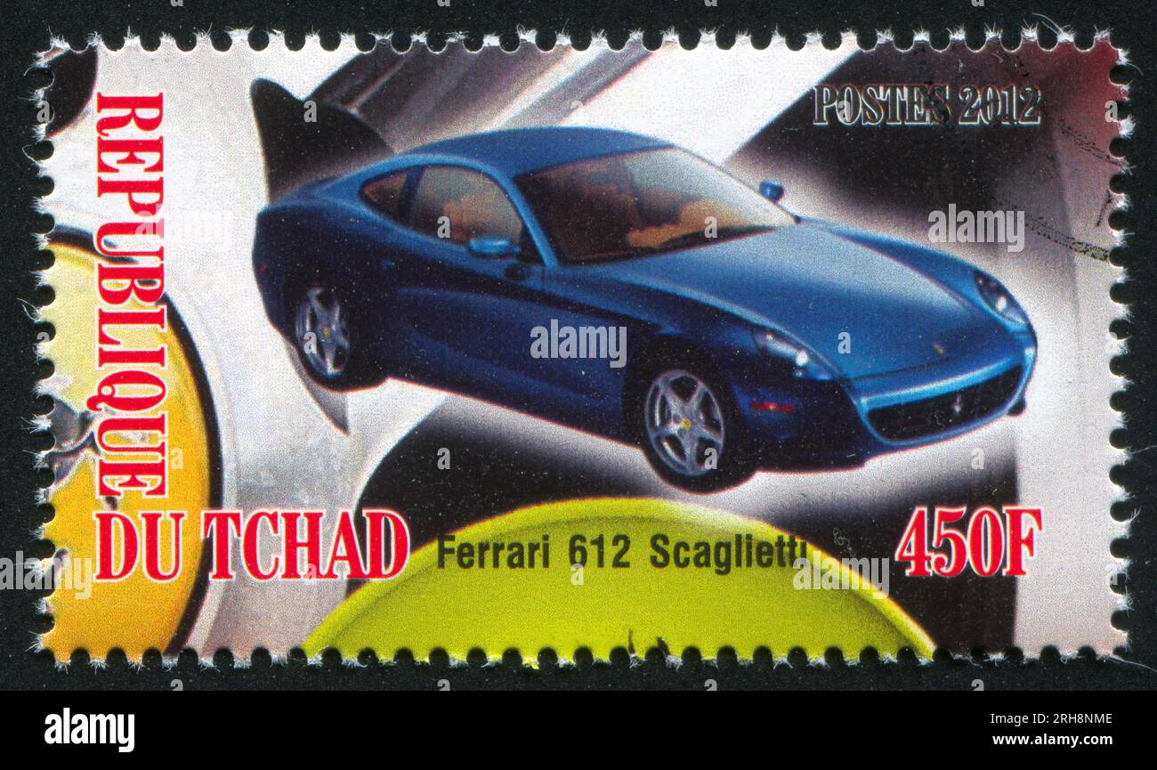 Chad stamp vintage car hi-res stock photography and images - Alamy