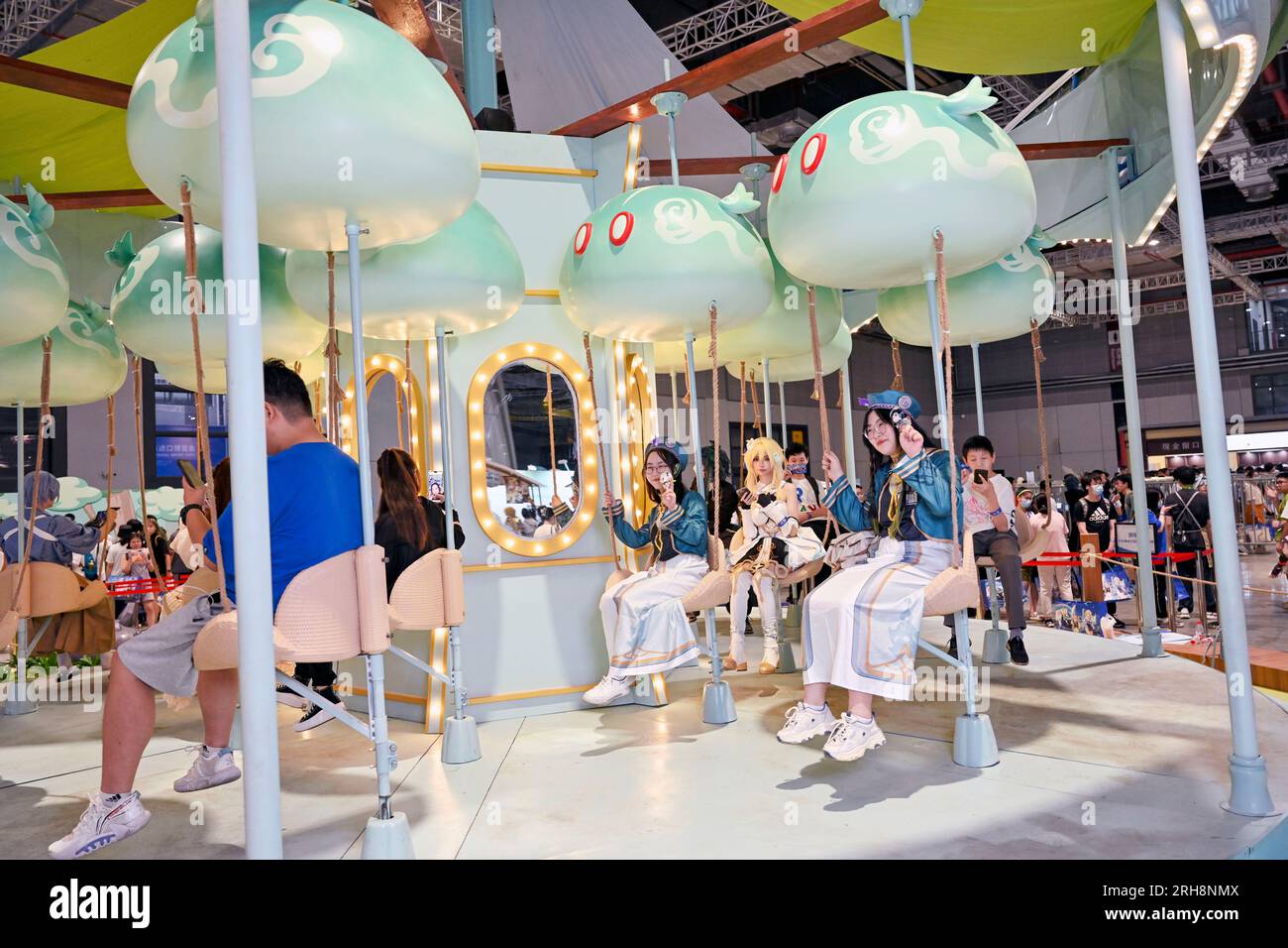 SHANGHAI, CHINA - AUGUST 13, 2023 - Overview of the first offline ...