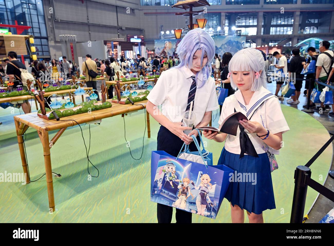 SHANGHAI, CHINA - AUGUST 13, 2023 - Overview of the first offline ...