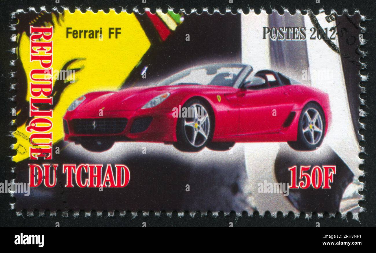 Chad stamp vintage car hi-res stock photography and images - Alamy