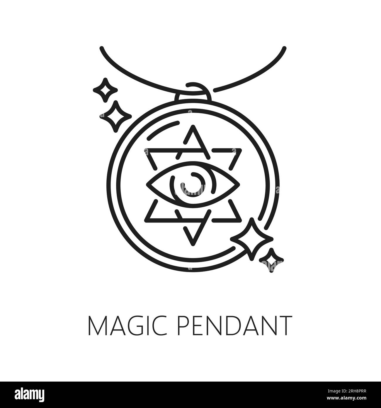 Clairvoyant wizard Stock Vector Images - Alamy