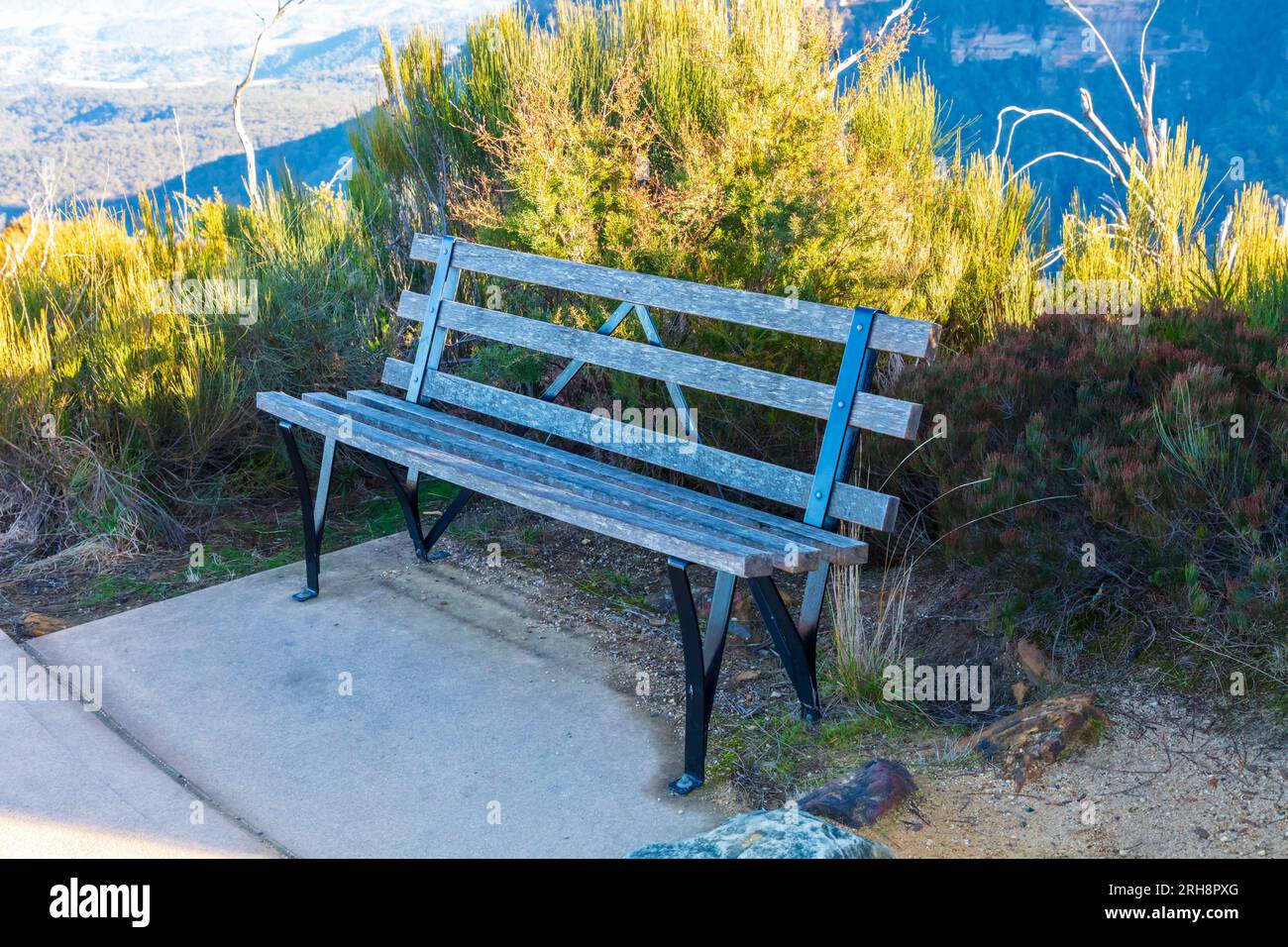 Photograph of a large chair on the path that leads to Boars Head ...