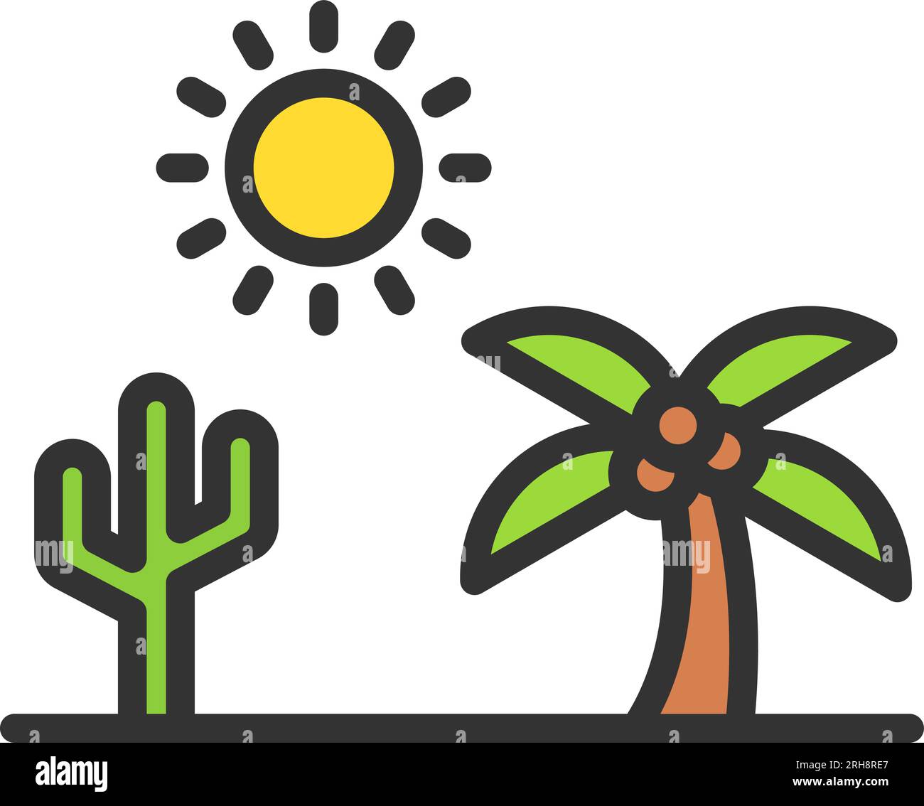 Desert Icon Image Stock Vector Image & Art - Alamy