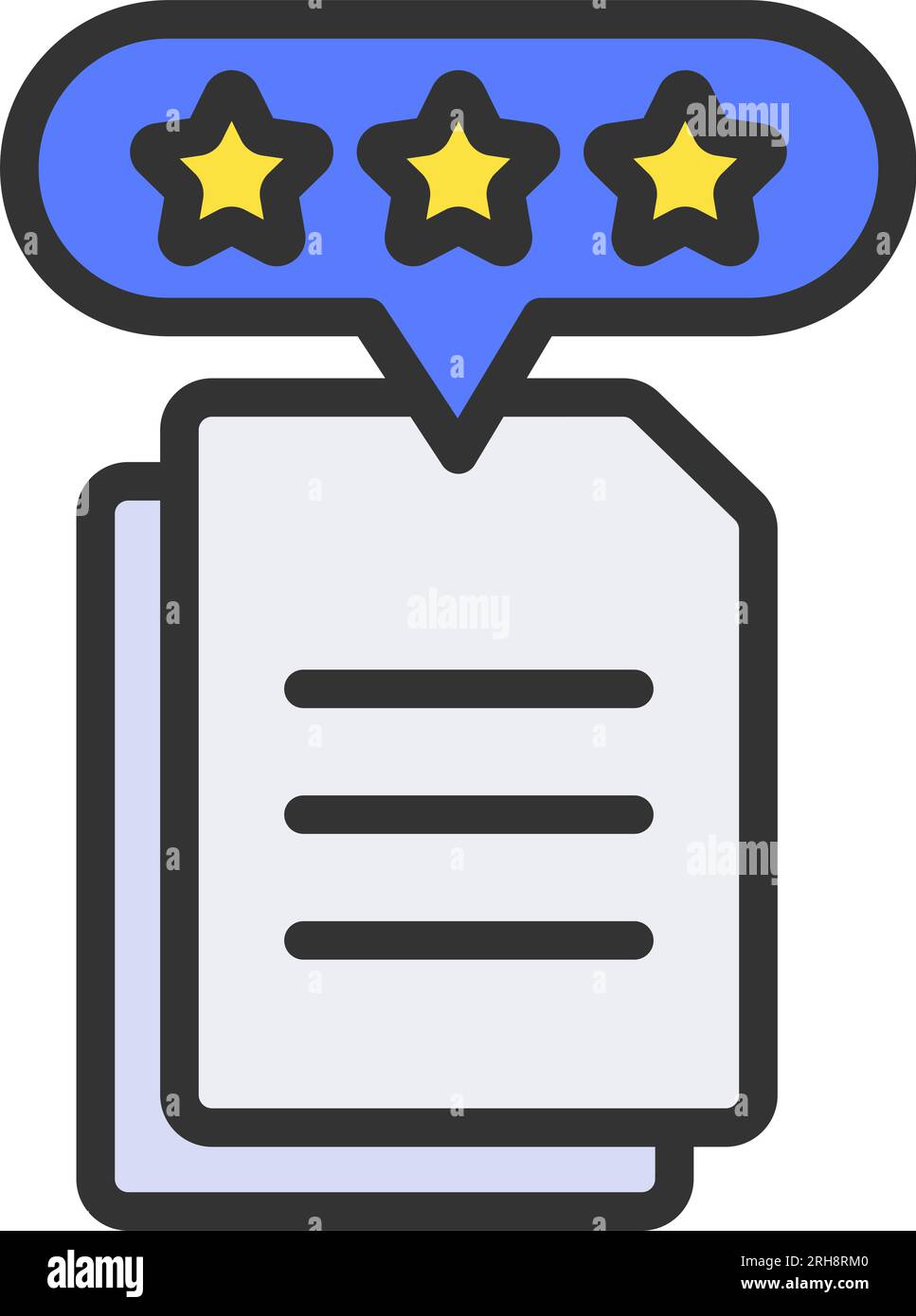 Document Review Icon Image Stock Vector Image & Art - Alamy