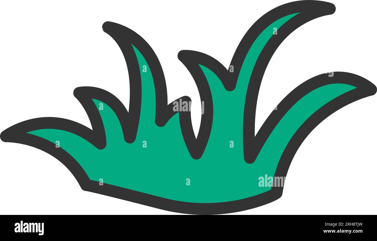 Grass outline icon Stock Vector Images - Alamy