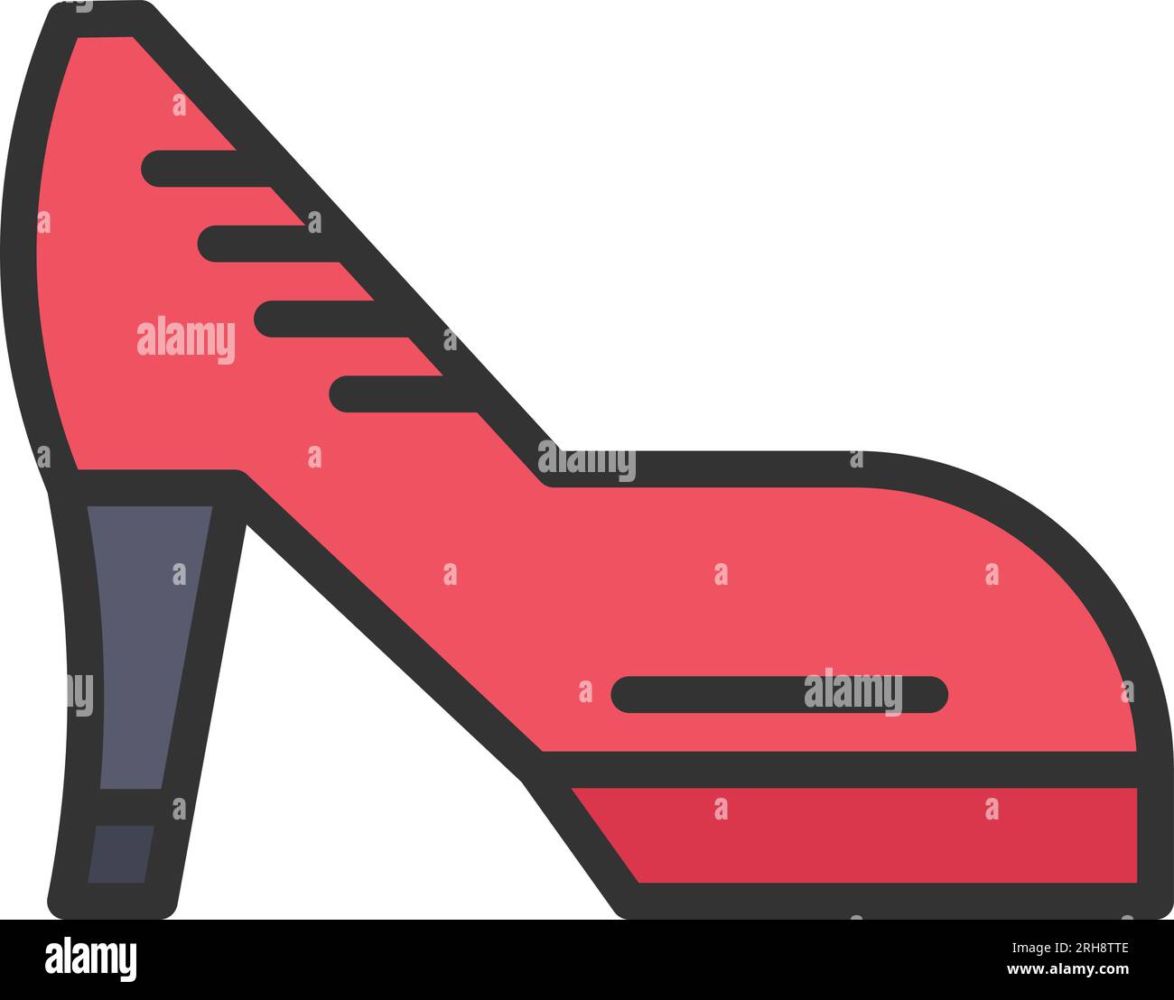 High heels girl Stock Vector Images - Alamy