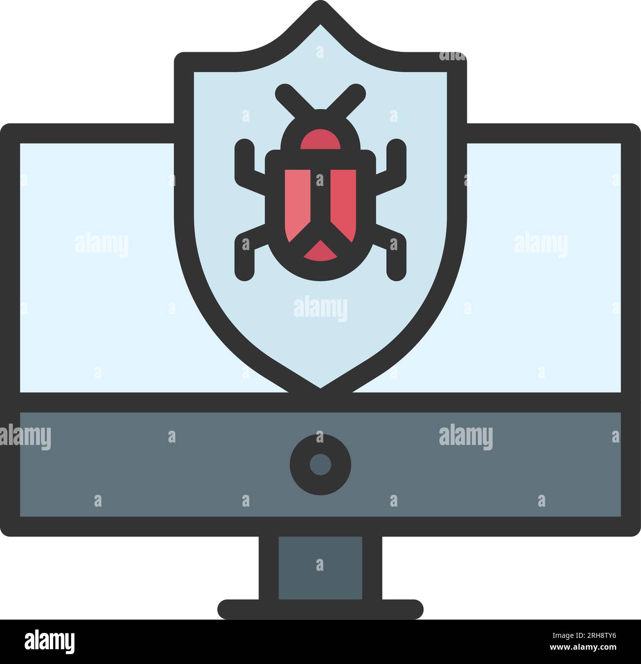 Infected icon image hi-res stock photography and images - Alamy