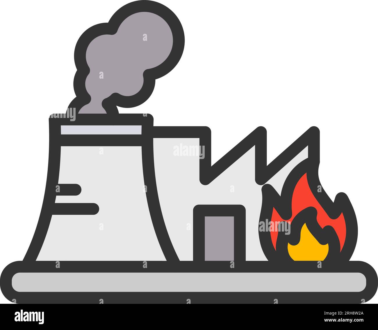 Incineration recycling Stock Vector Images - Alamy