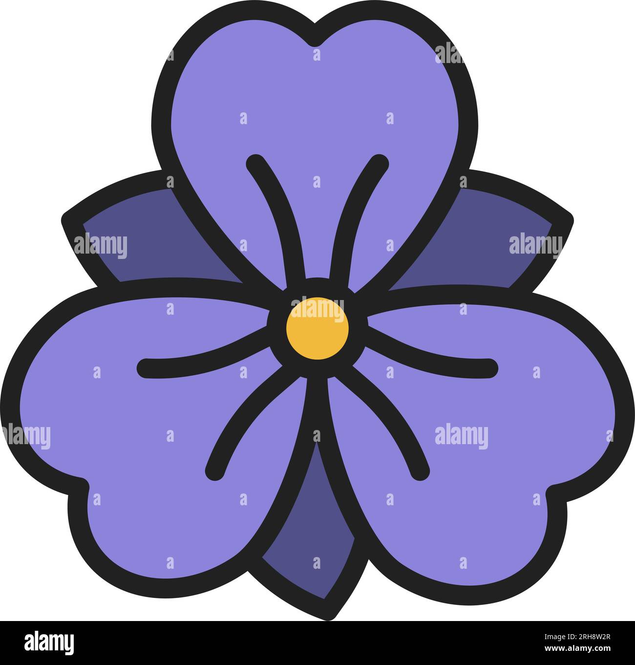 Iris tree Stock Vector Images - Alamy
