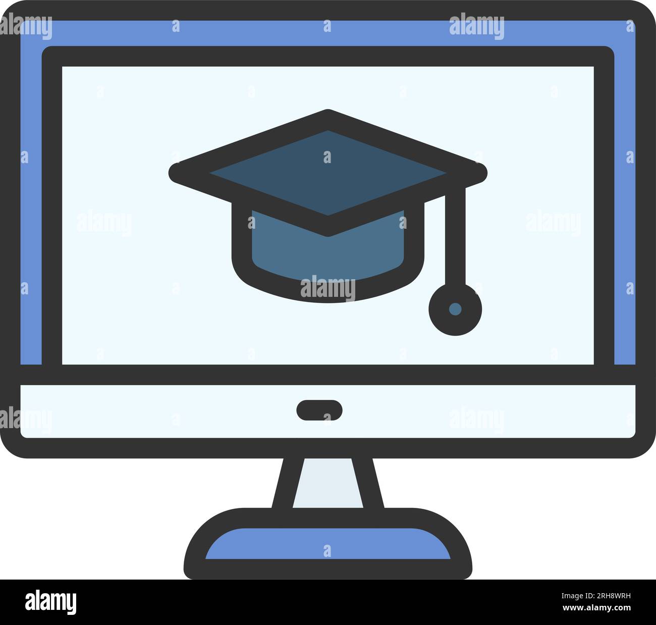 Online course icon image hi-res stock photography and images - Alamy