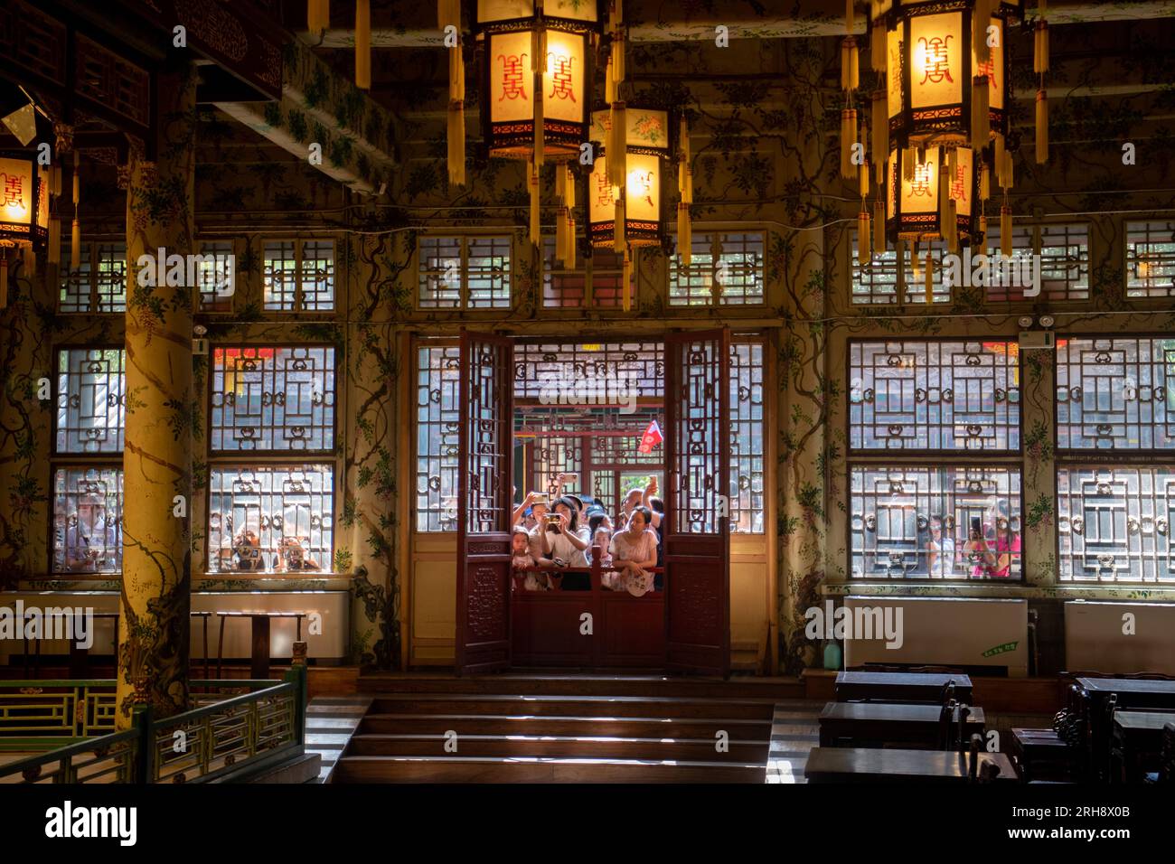 Tourists visit the Prince Kung's Palace Museum in Beijing, China, 12 ...