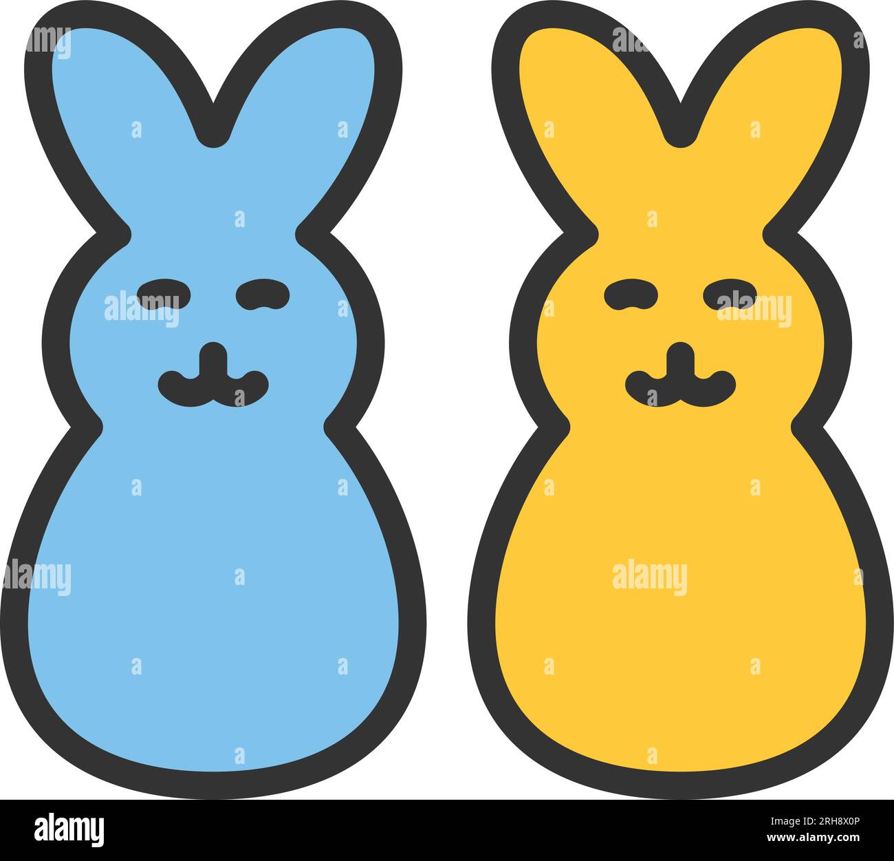 Peeps candy Stock Vector Images - Alamy