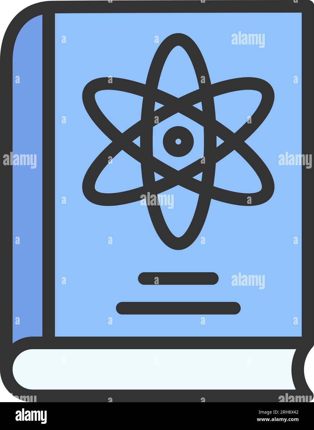 Physics Book Icon Image Stock Vector Image & Art - Alamy