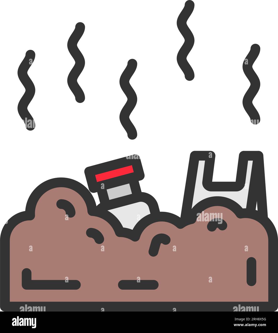 Plastic Pollution Icon Image Stock Vector Image & Art - Alamy