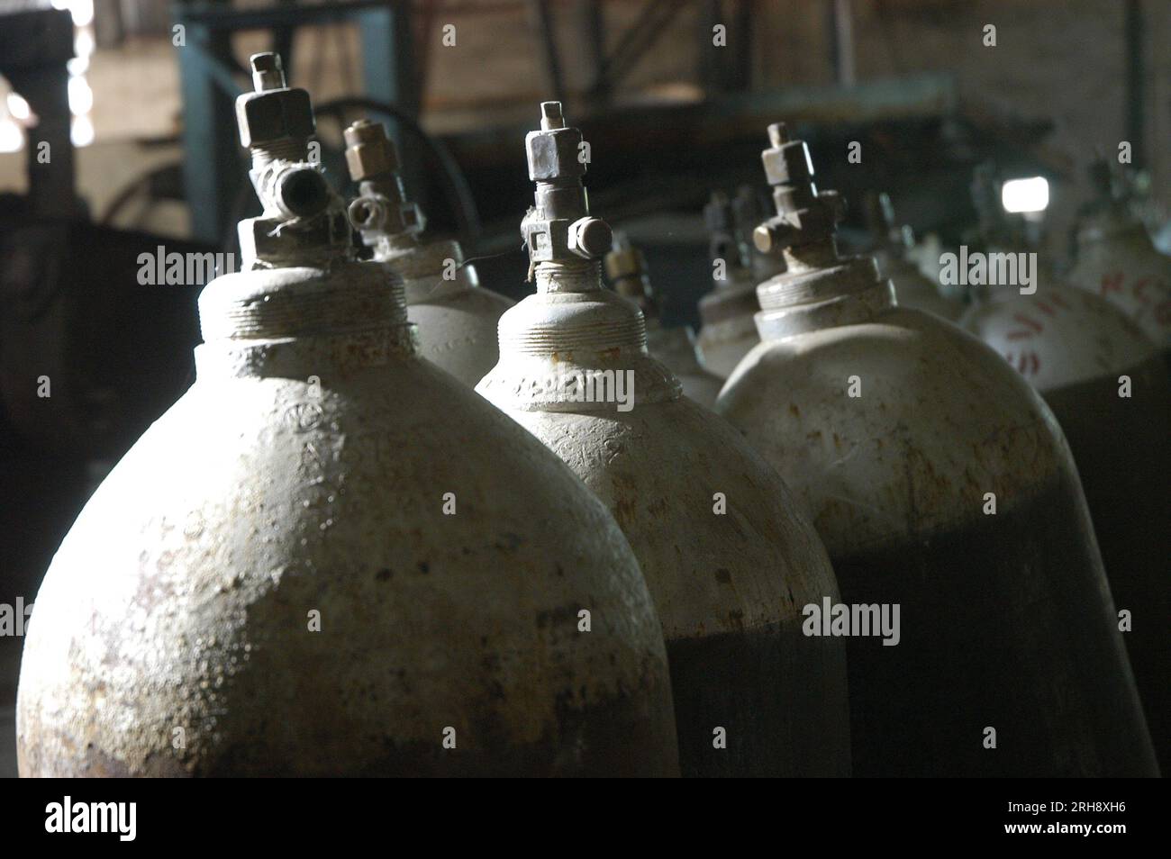 Antiques in Interior of old factory Stock Photo - Alamy