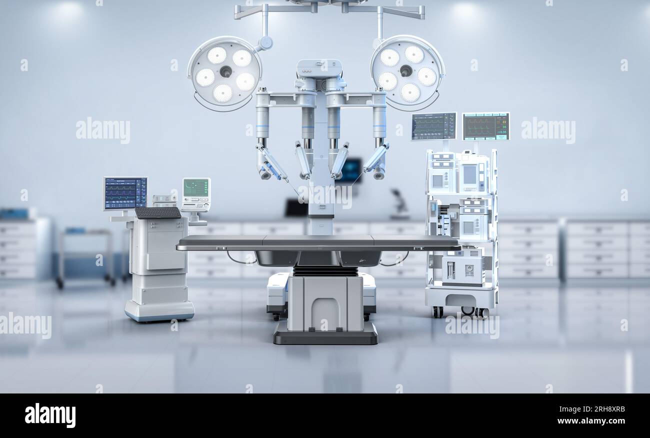 Medical technology with 3d rendering robotic assisted surgery in ...