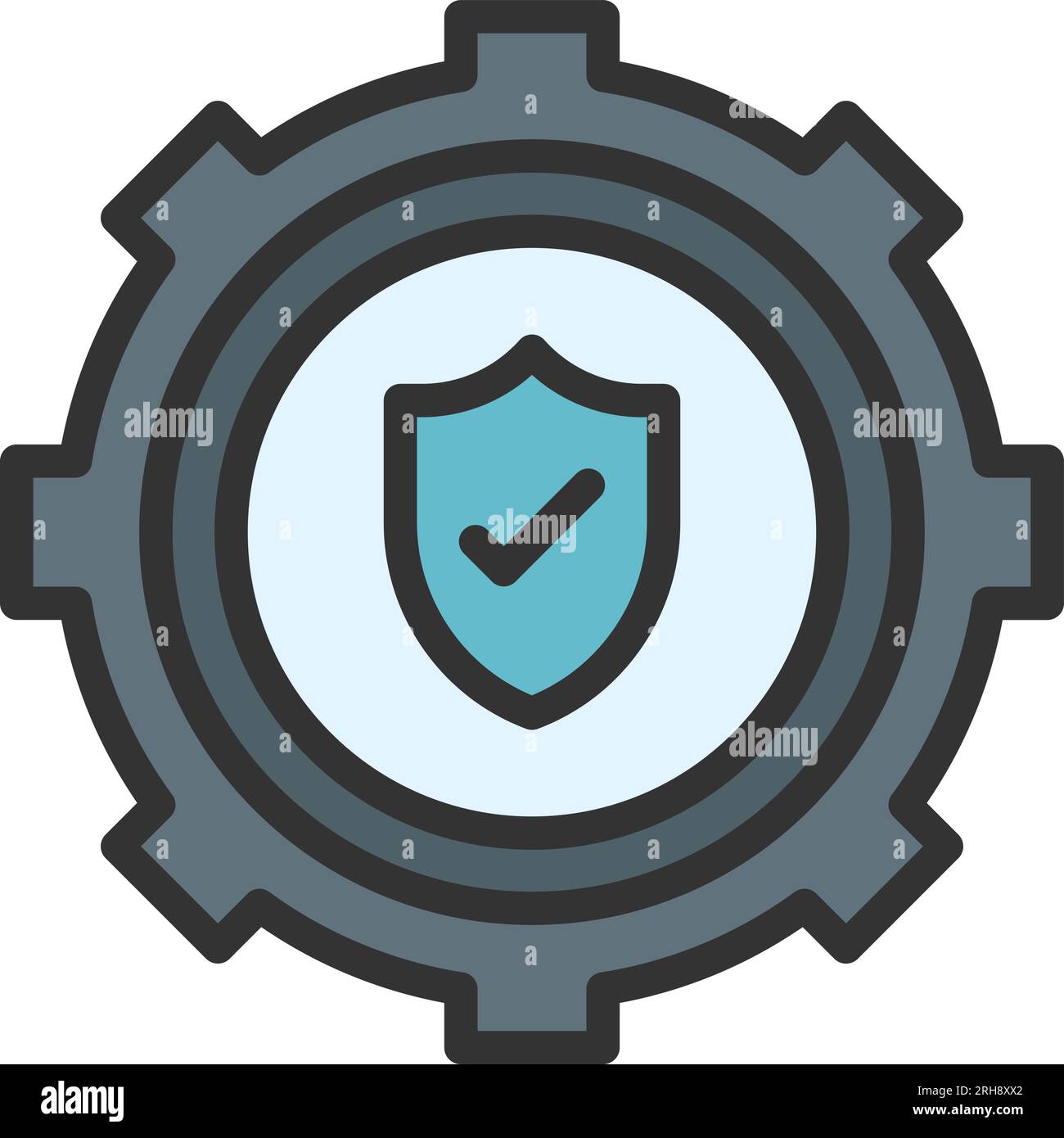 Security Settings Icon Image Stock Vector Image & Art - Alamy