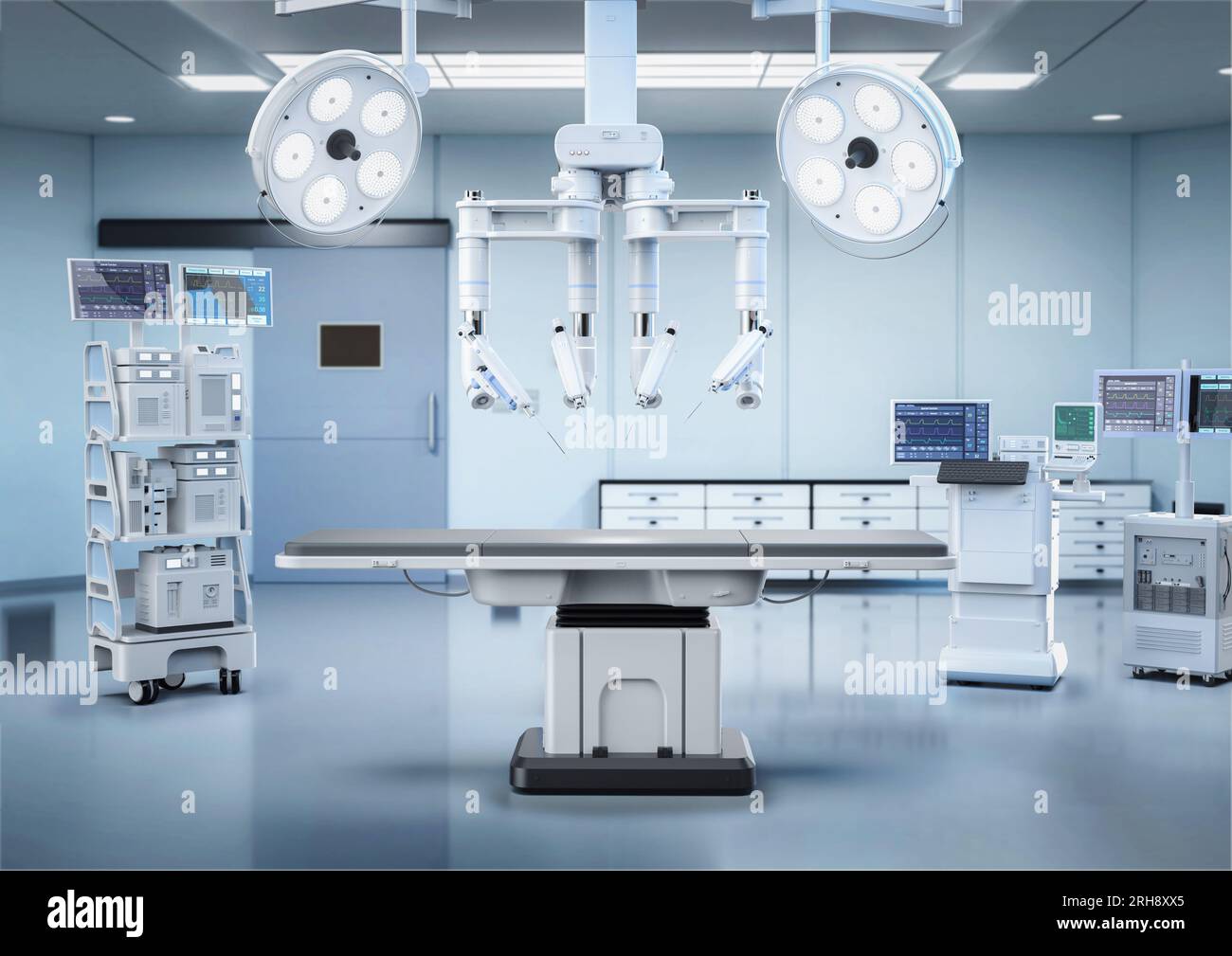 Medical technology with 3d rendering robotic assisted surgery in ...