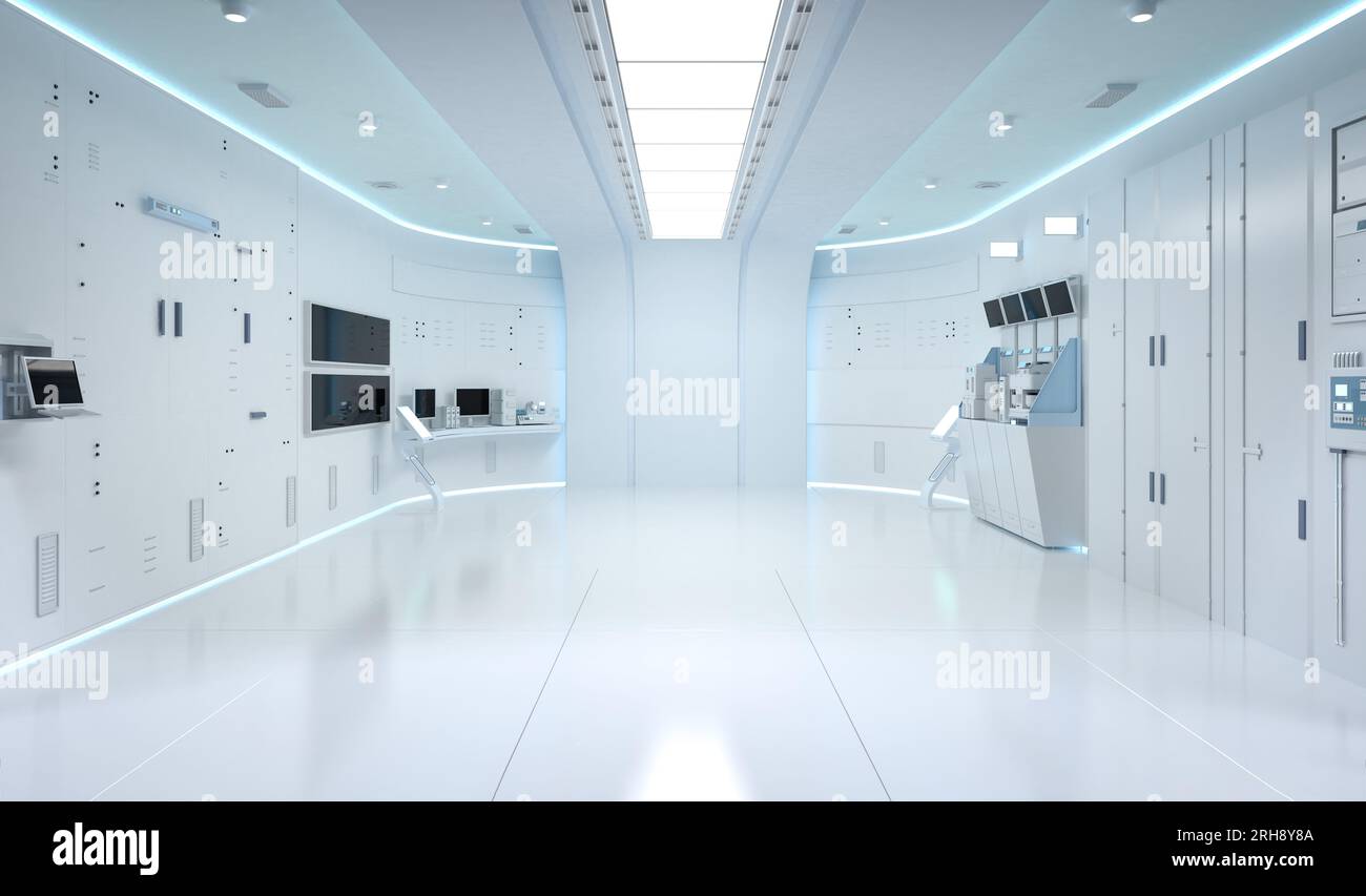 Futuristic White Lab