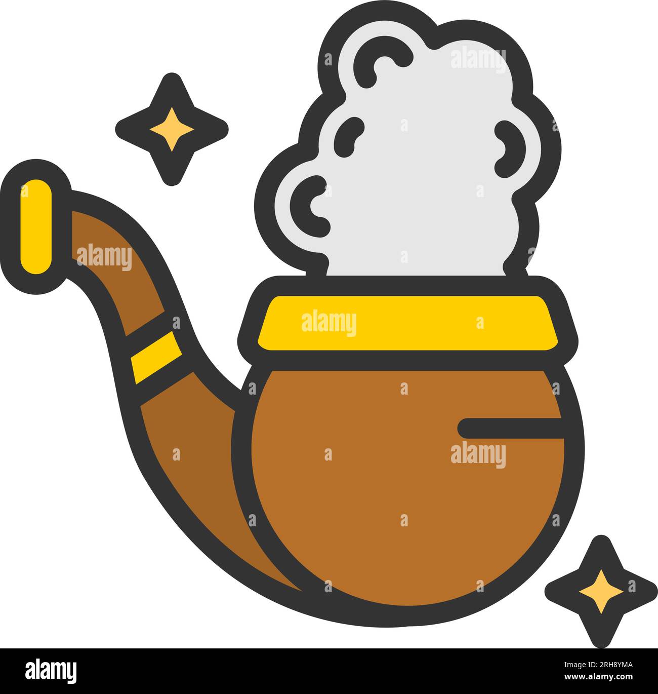 Smoking Pipe Icon Image Stock Vector Image & Art - Alamy