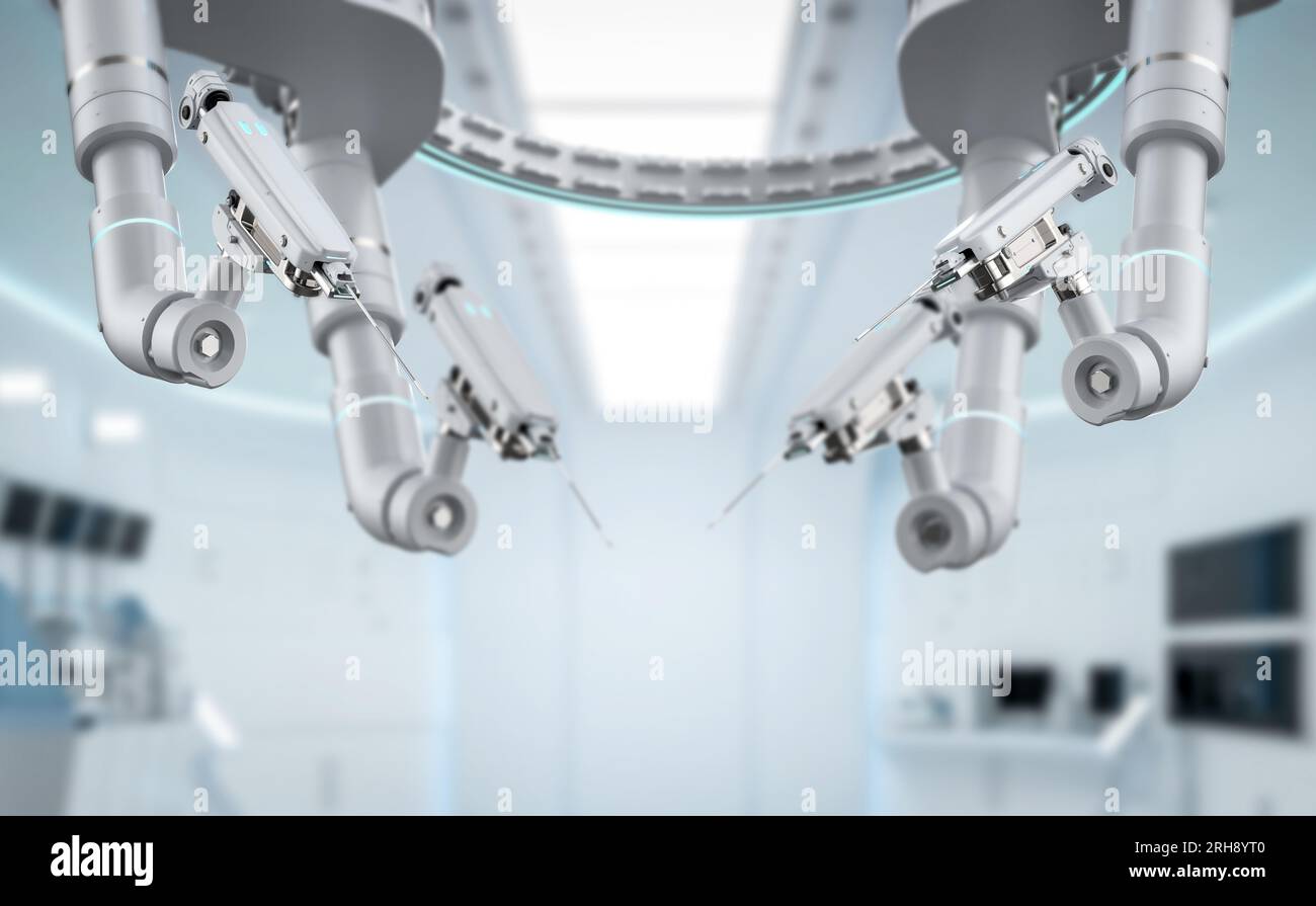 Medical technology with 3d rendering robotic assisted surgery in ...