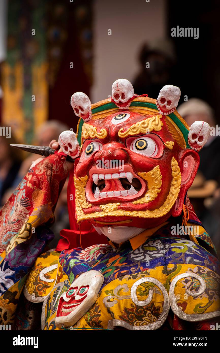 India, Ladakh, Leh Valley, Sakti, Takthok, Tak tok Tsechu, festival ...