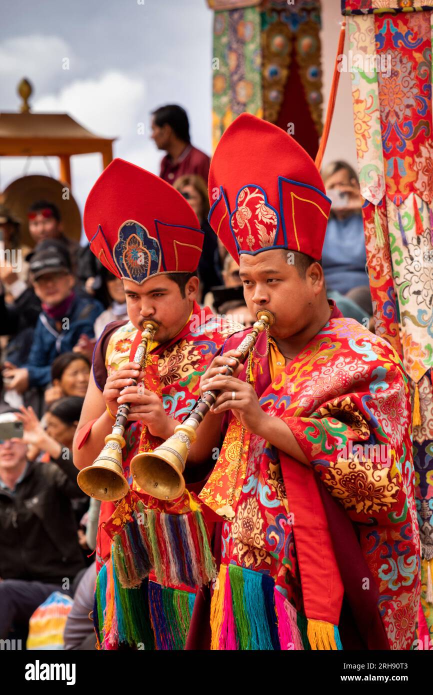 India, Ladakh, Leh Valley, Sakti, Takthok, Tak tok, Nying-ma-pa, Red ...