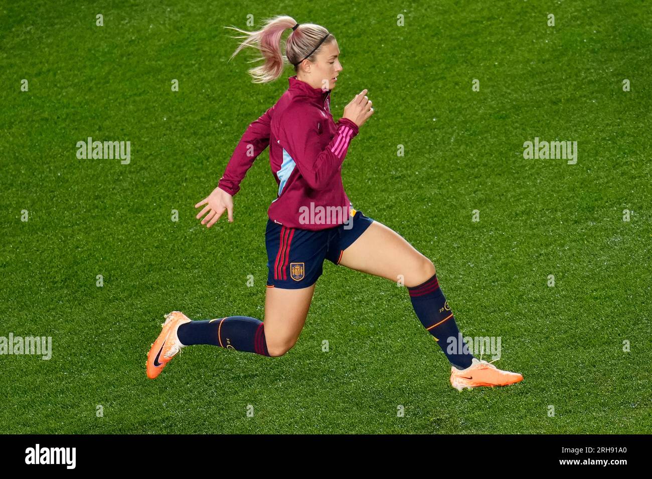 Spain's Alexia Putellas warms up ahead of the Women's World Cup ...