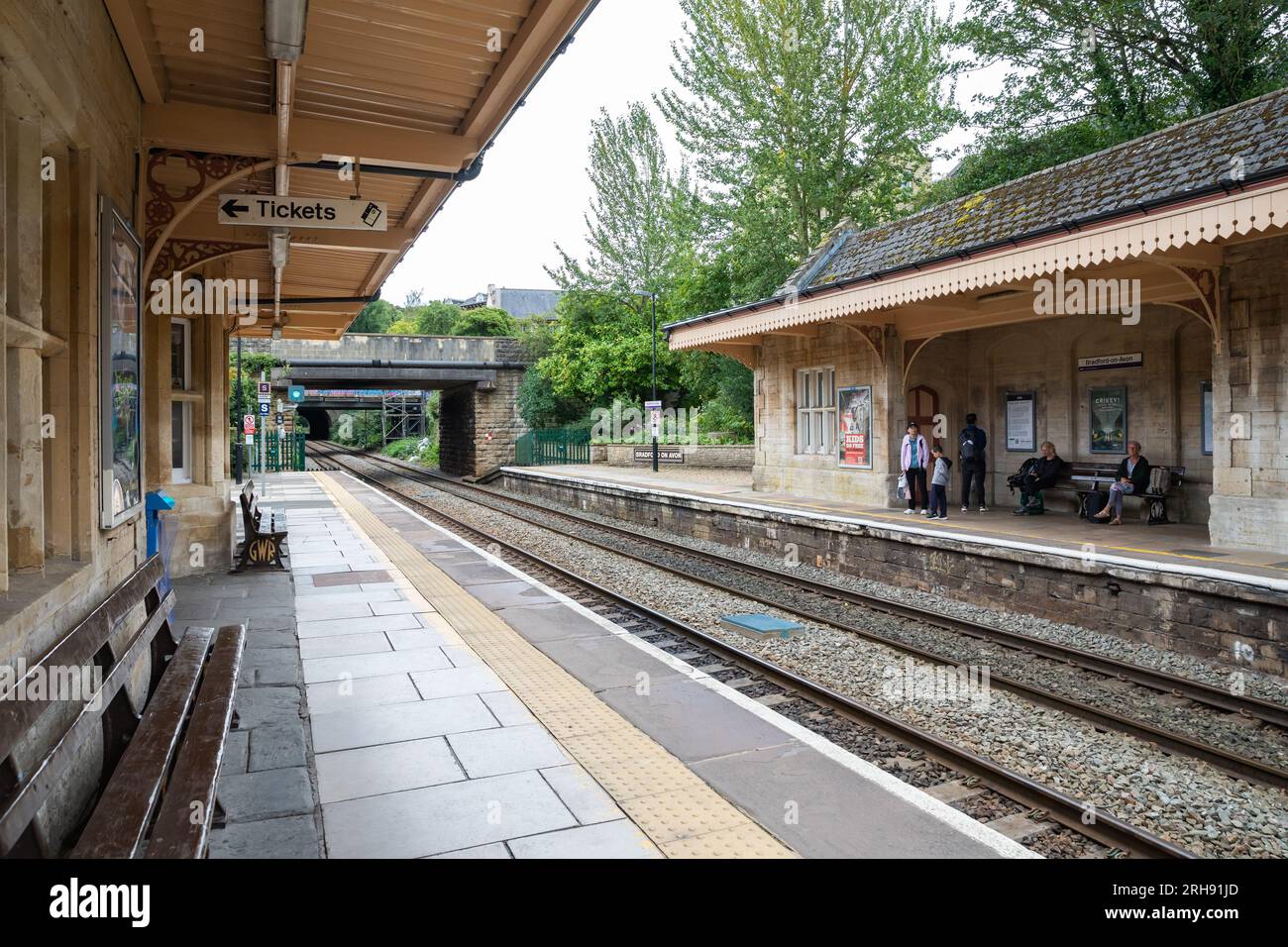 Bradford On Avon Train Station, Somerset, UK Stock Photo - Alamy