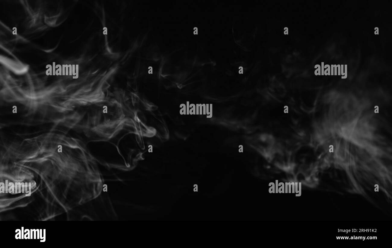 Smoke overlay steam flow night mist gray vapor Stock Photo - Alamy