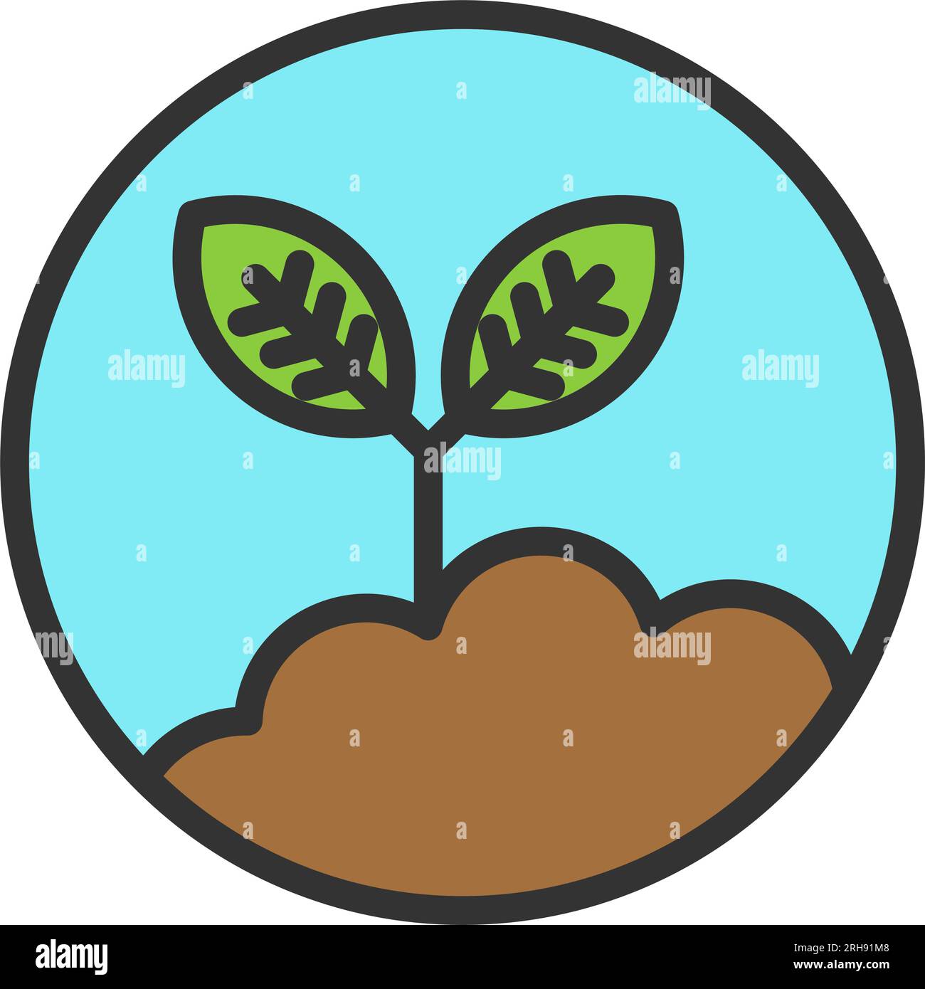 Tree Planting Icon Image Stock Vector Image & Art - Alamy