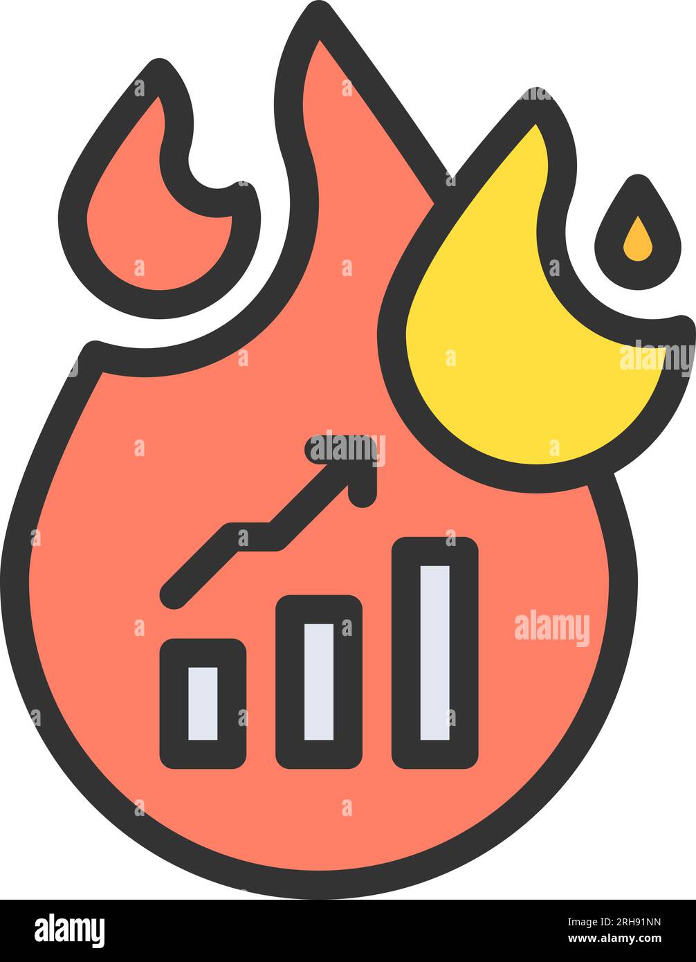 Trend Icon Image Stock Vector Image & Art - Alamy