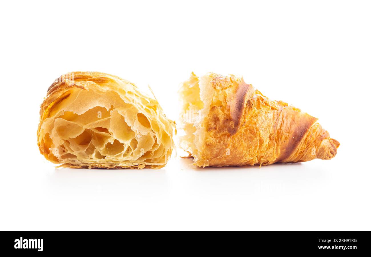 Croissant broken butter hi-res stock photography and images - Alamy