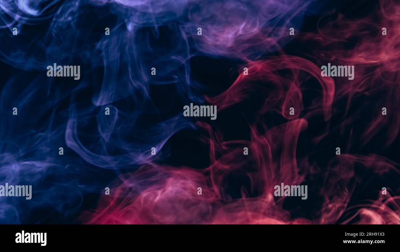 Color smoke vapor cloud neon pink blue gas texture Stock Photo - Alamy