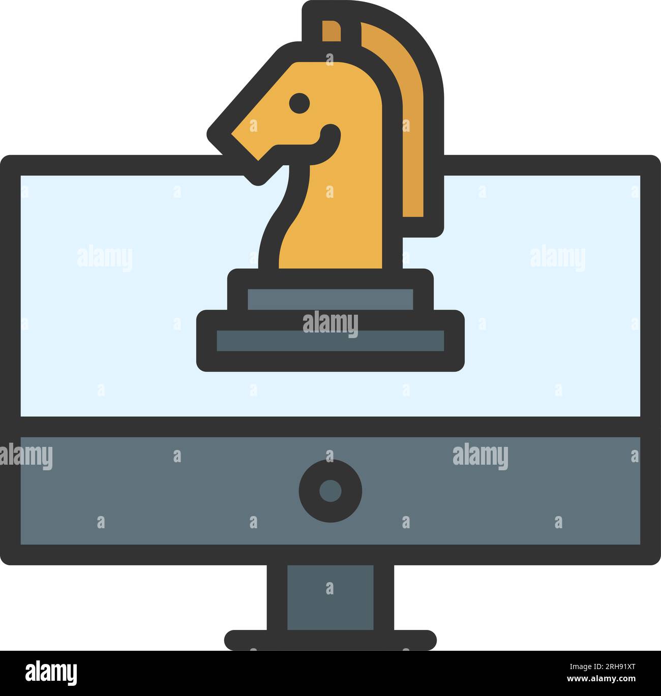 Trojan icon image hi-res stock photography and images - Alamy