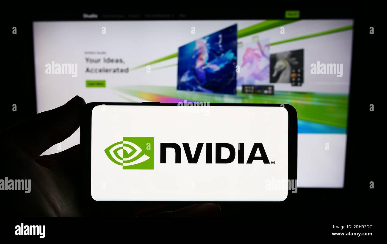 Nvidia logo hi-res stock photography and images - Alamy