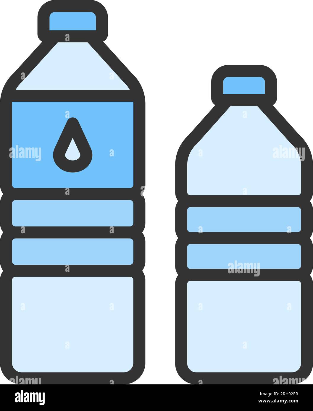 Water Bottles Icon Image Stock Vector Image & Art - Alamy
