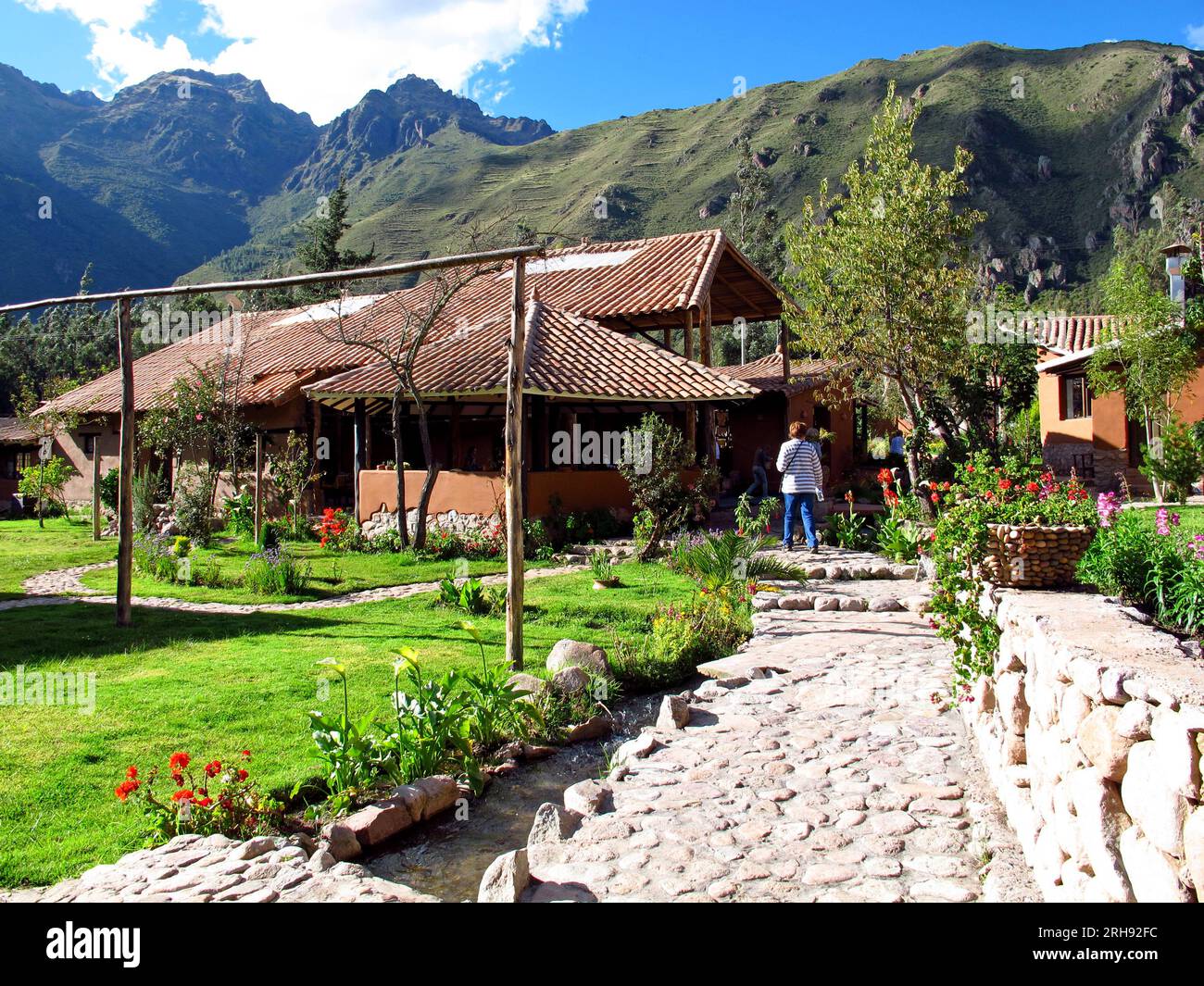 Indian house in Andes, Peru Stock Photo - Alamy