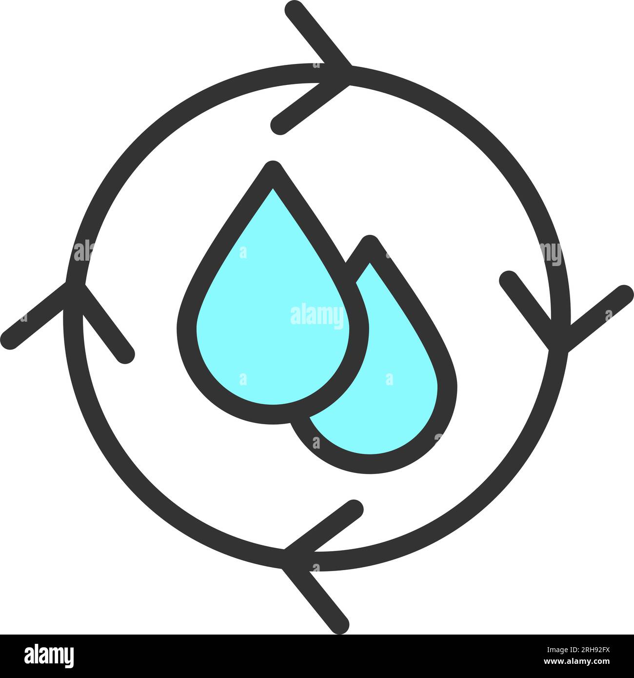 Rainwater harvesting Stock Vector Images - Alamy