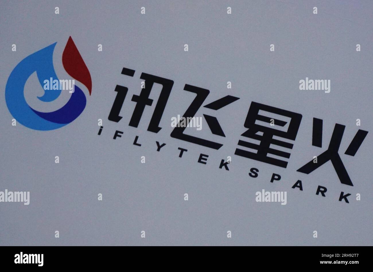 SHANGHAI, CHINA - JULY 6, 2023 - The IFlytek Spark Cognition large ...