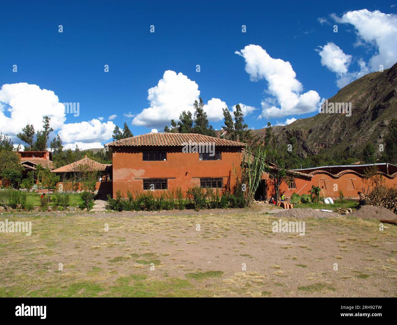 Indian house in Andes, Peru Stock Photo - Alamy
