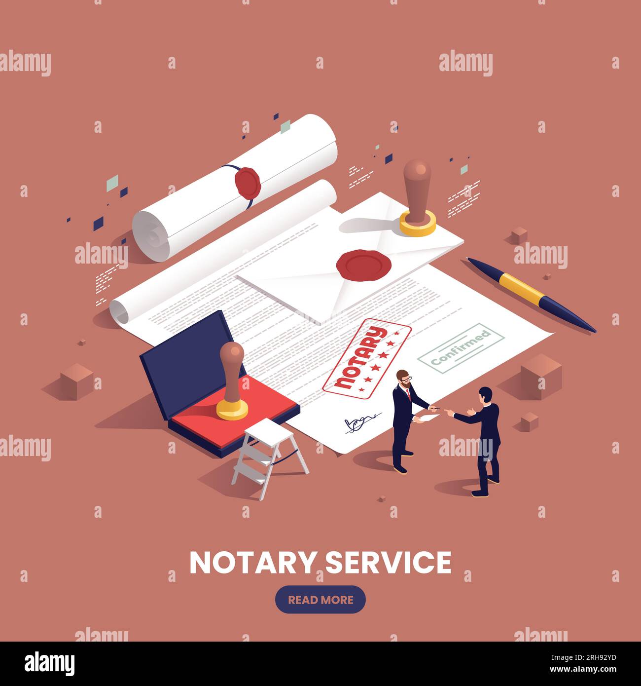 Public notarial Stock Vector Images - Alamy