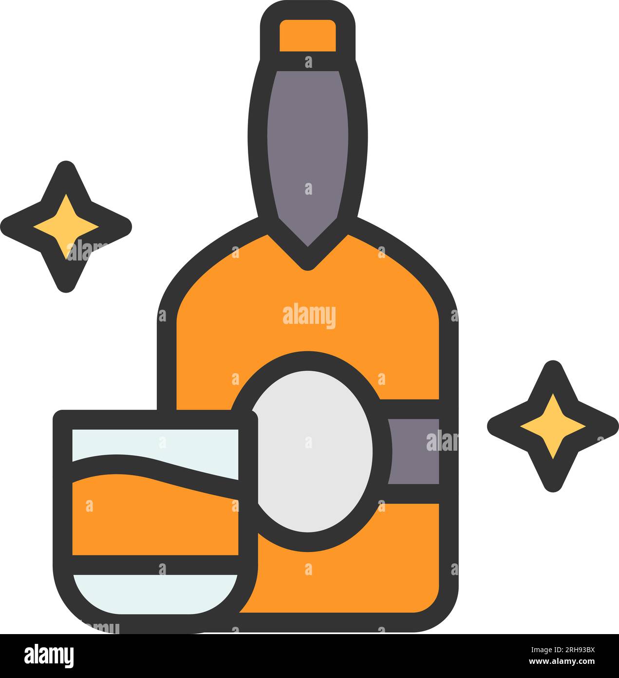 Whiskey Icon Image Stock Vector Image & Art - Alamy