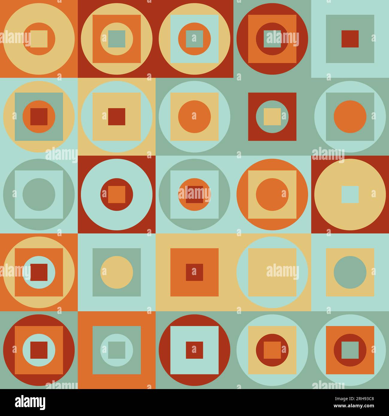 Abstract seamless geometric pattern. Colorful combination of colors in ...